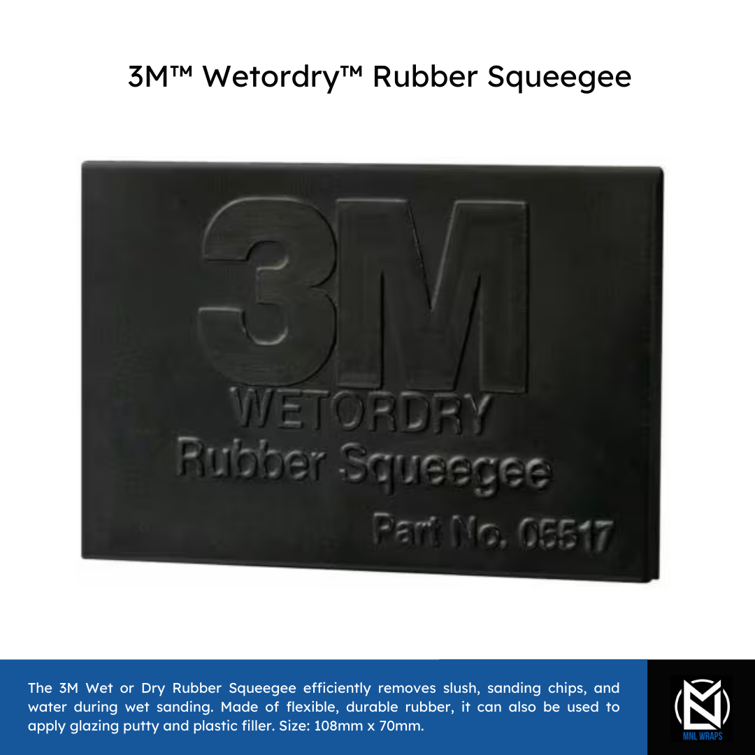 3M™ Wetordry™ Rubber Squeegee – MNL Wraps