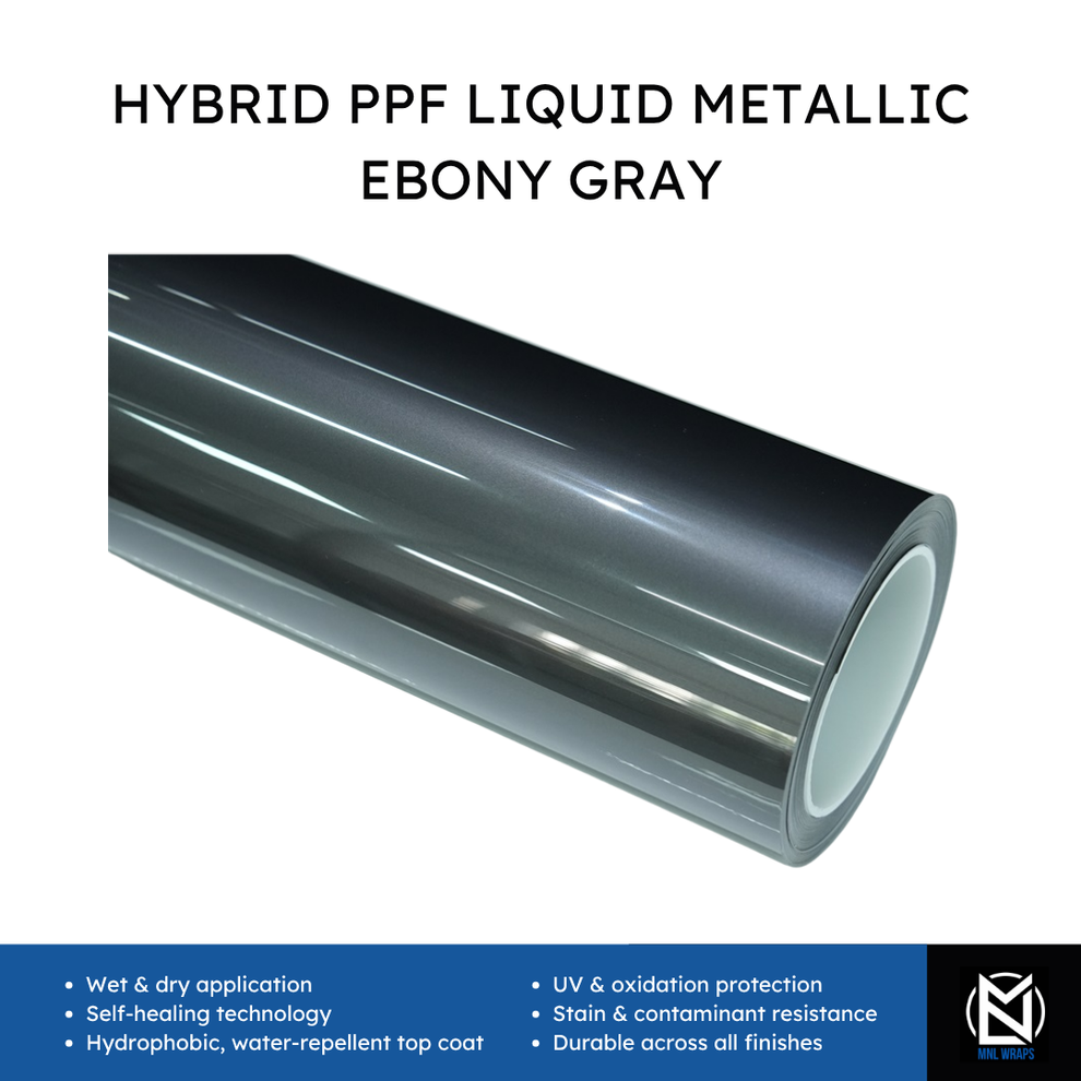 Hybrid PPF Liquid Metallic Ebony Gray – MNL Wraps