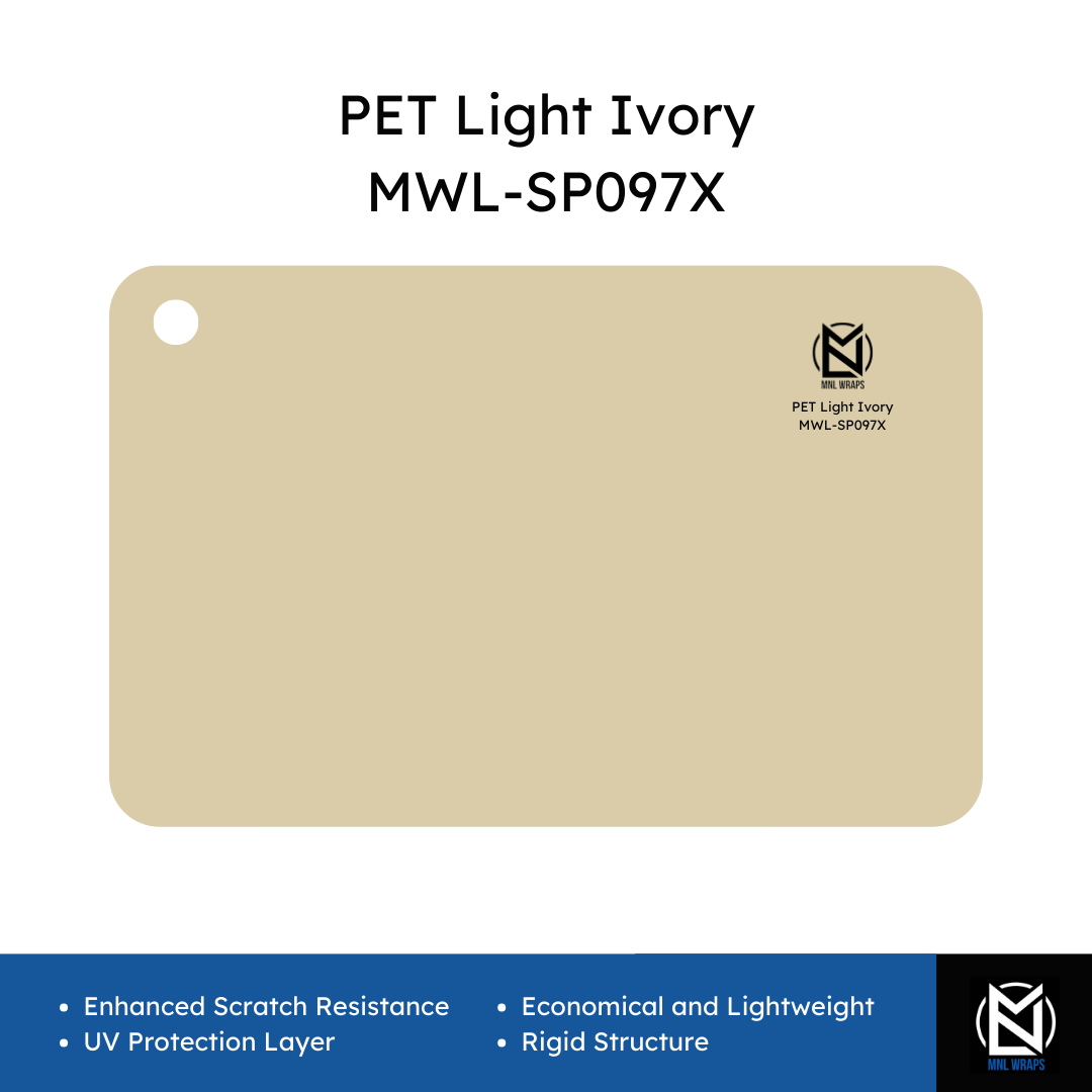 PET Light Ivory MWL-SP097X – Warm Ivory Vinyl Wrap – MNL Wraps